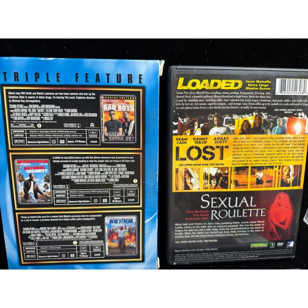 Media | Dvd Movie Lot Martin Lawrence Triple Feature Cartoon Network 4 ...